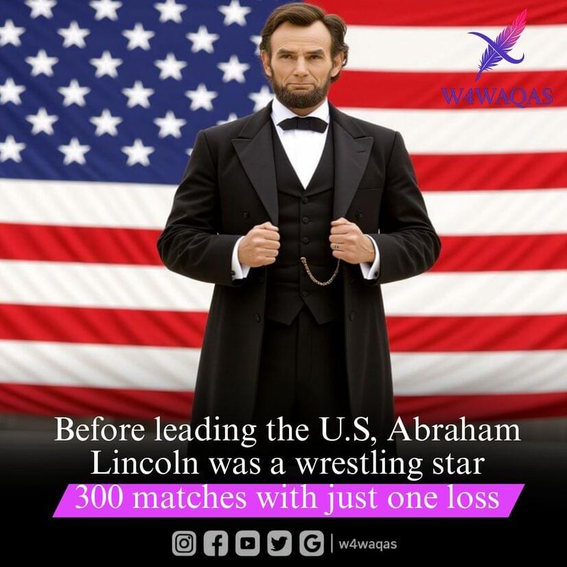 Abraham Lincoln: Wrestling Champion with 300 Matches